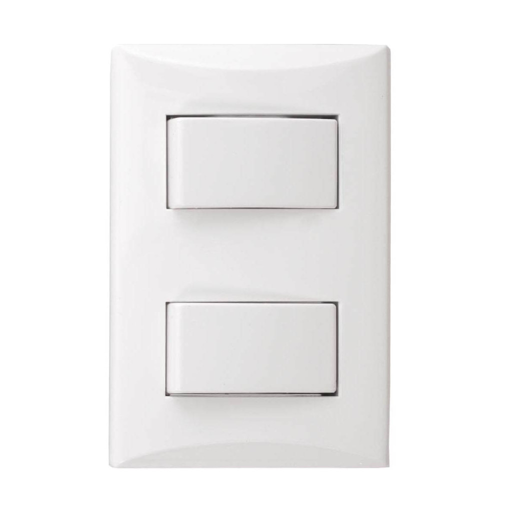 [SW012] SWITCH DOBLE 3 WAY 15A 125V BLANCO PLATA EAGLE | CELASA