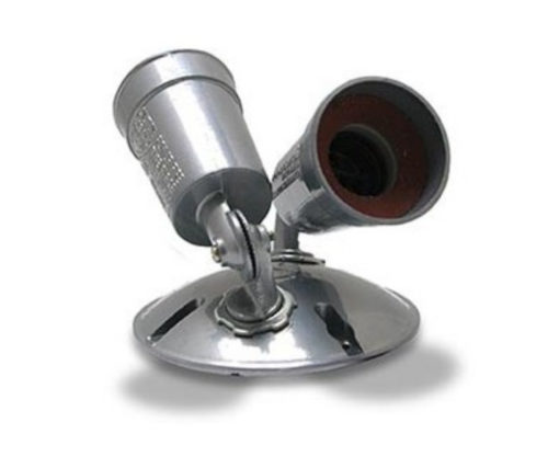 Bas39 Base Para Reflector De Intemperie Con 2 Sockets Importada Celasa